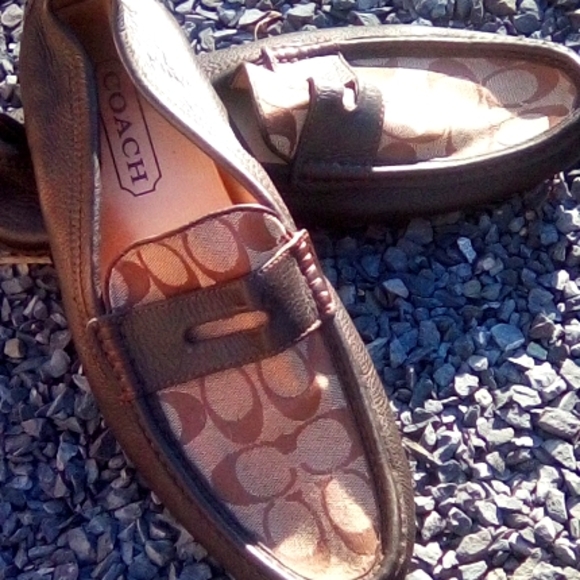 Coach | Shoes | Coach Mens Leather Loafers Shoes | Poshmark